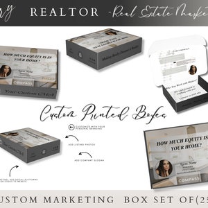 Realtor Listing Presentation Equity Box, Custom Cma Box, Real Estate ...