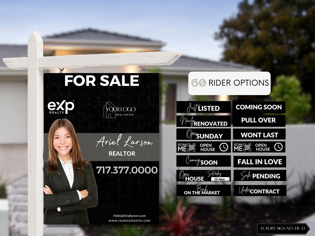 For Sale Yard Sign, Luxury Property Sign, Realtor Sold Sign, Luxury ...