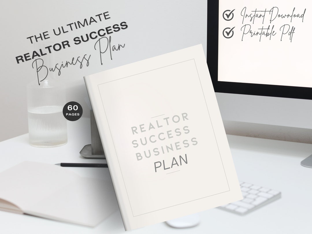 Real Estate Business Plan Realtor Printable Business Plan Realtor ...