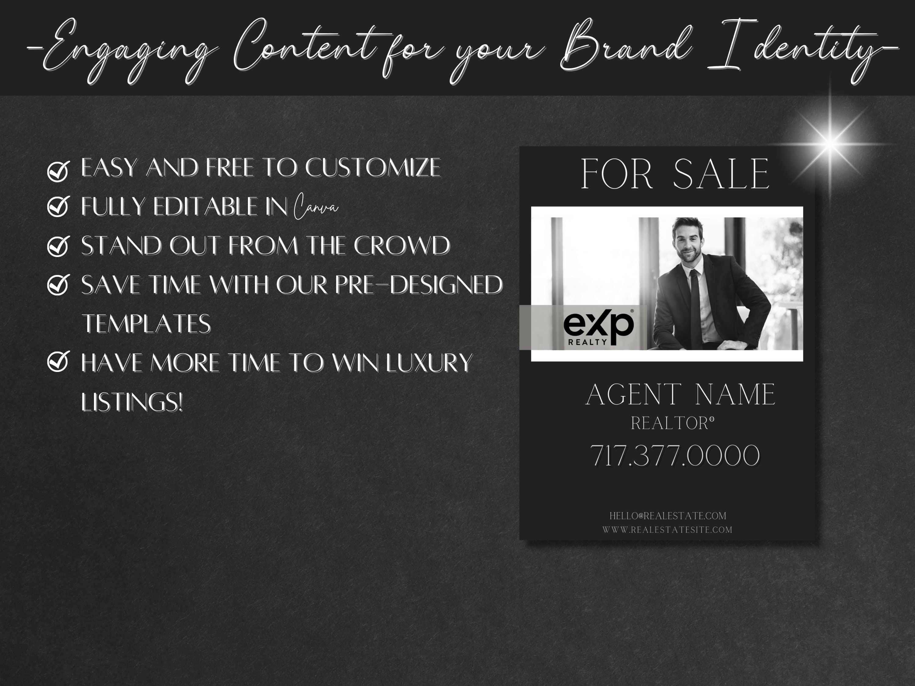 ULTIMATE REALTOR for Sale Sign Bundle EXP Realty Property Sign for Sale ...
