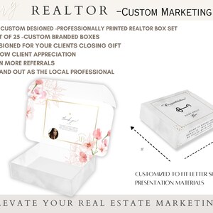 Real Estate Custom Printed Closing Gift Set of 25 Boxes, Buyer Client ...