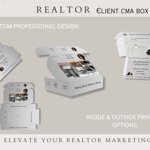 Realtor Listing Presentation CMA Box, Luxury Realtor Marketing Kit ...