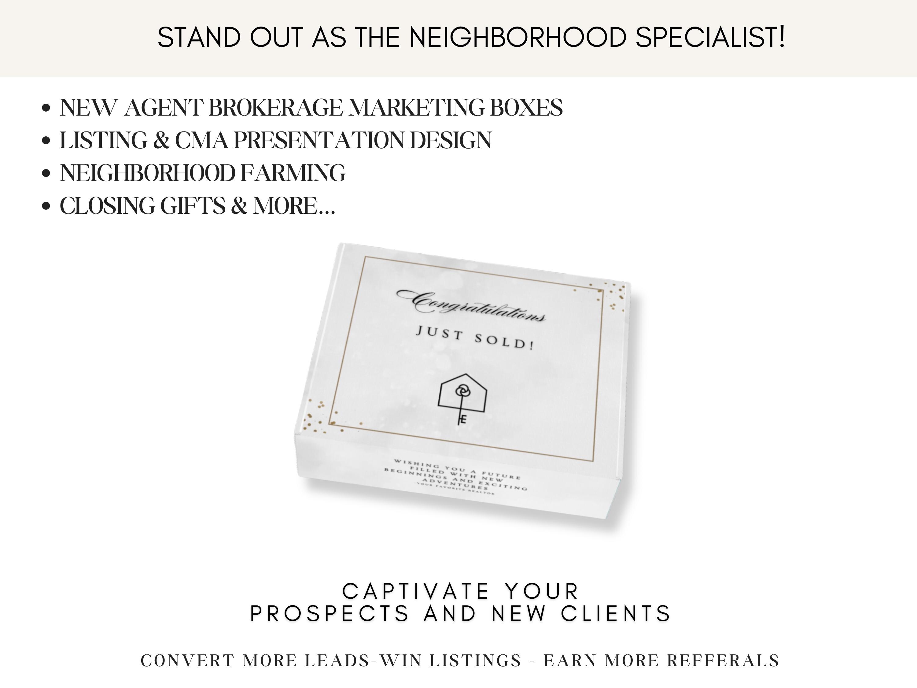Custom Luxury Realtor Marketing Box Bundle - Branded Real Estate Client ...