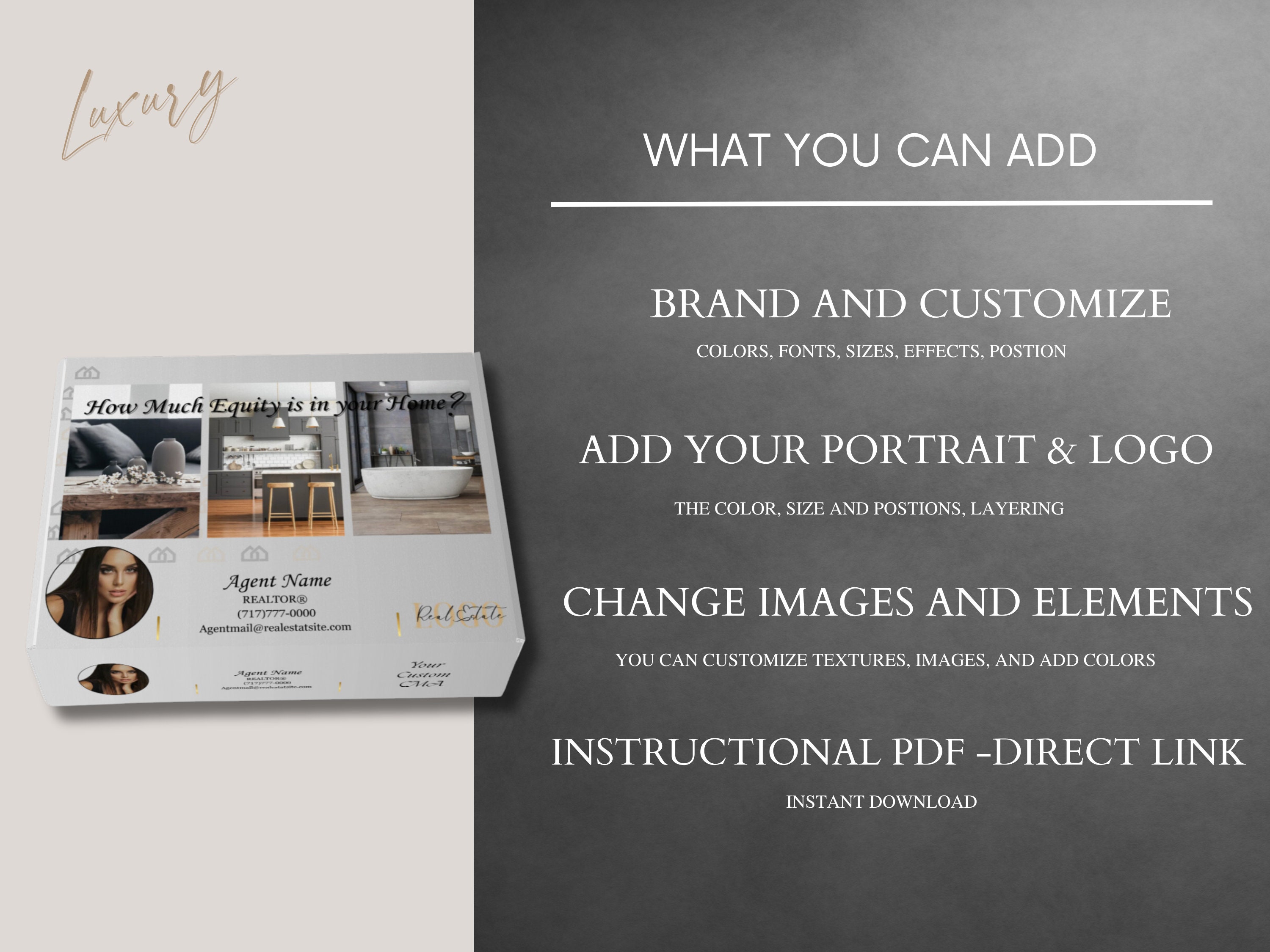 Luxury Real Estate Marketing, Brokers New Agent Welcome Kit, Realtor ...