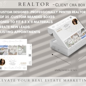 25 Realtor Boxes and Design for Custom CMA Listing Presentation ...