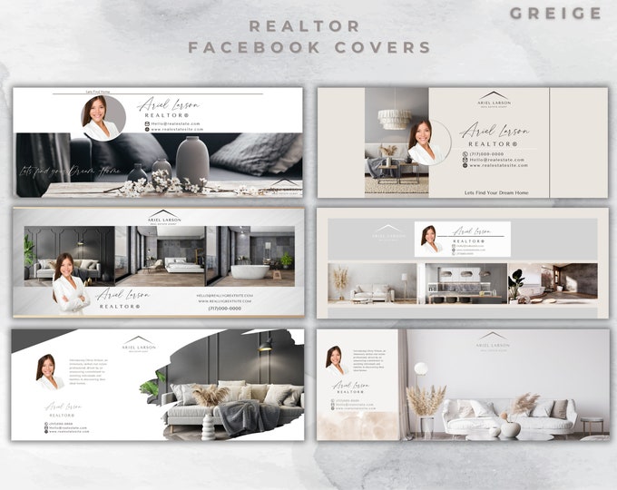 Luxury Realtor, Facebook Cover Banner, Social Media Banner, Facebook ...
