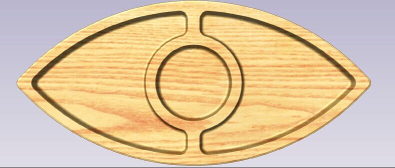 Eye Tray Files for Cnc and 3D Printer. Aperitif Serving Tray - Etsy
