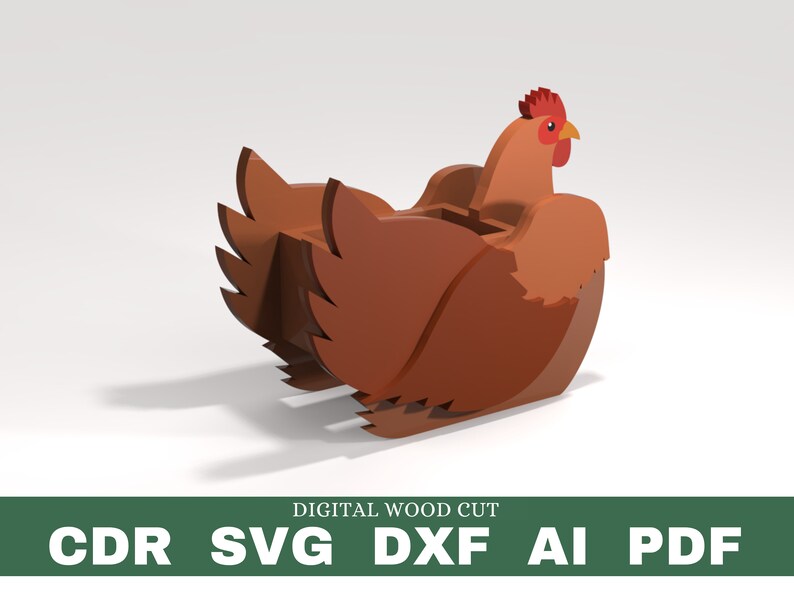 Chicken Planter Pattern Wood Planter DIY Garden Ornament - Etsy