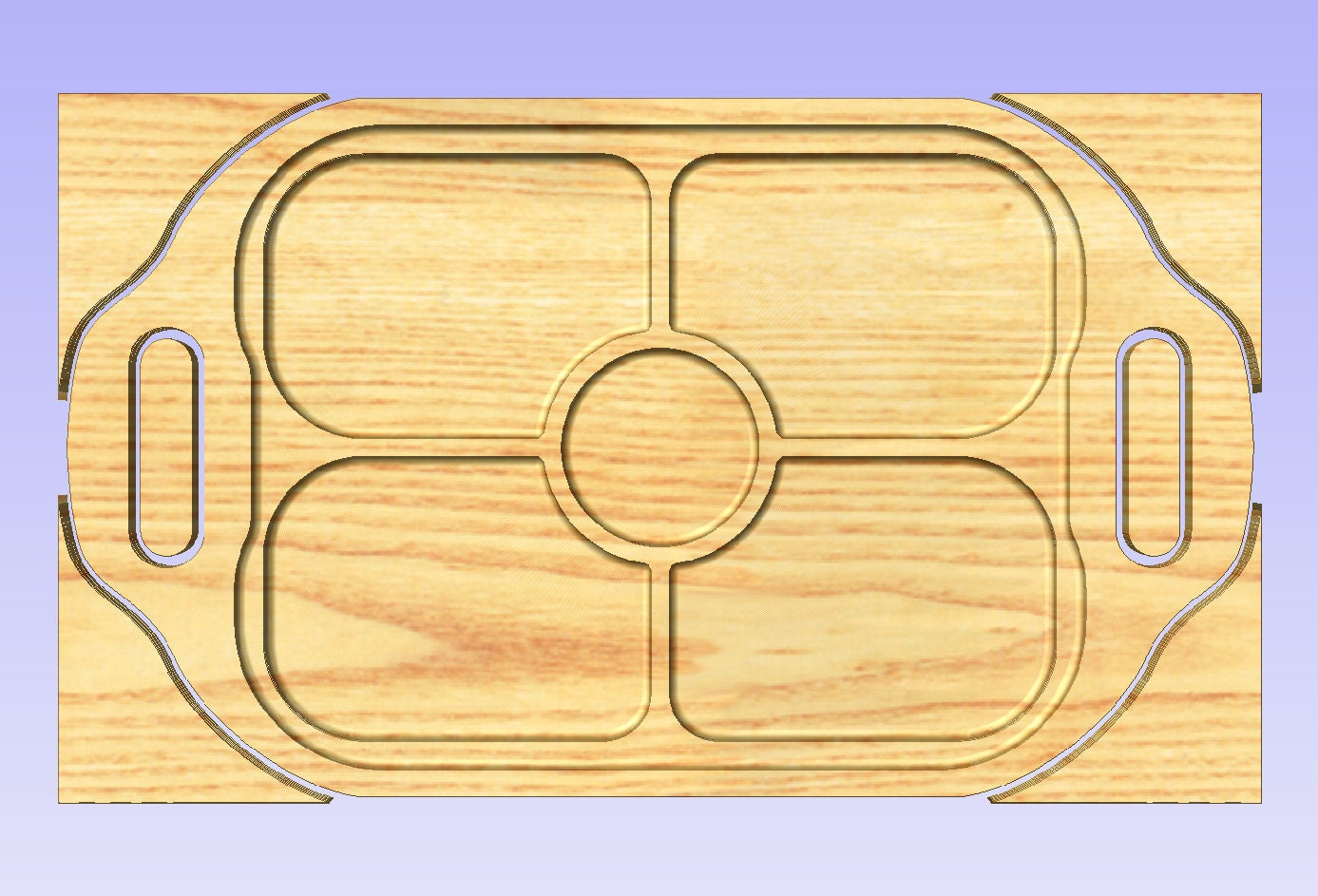 Serving Tray Files for Cnc and 3D Printer. Kitchen Plate Cnc - Etsy