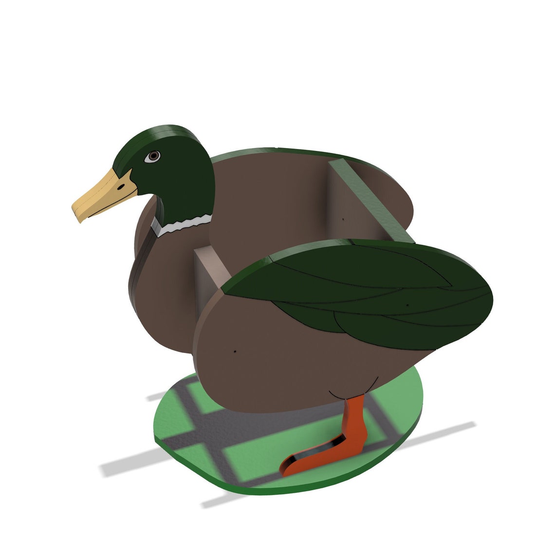 Duck Planter Pattern, Wood Planter, Wood Pet, Laser Cutting Digital ...