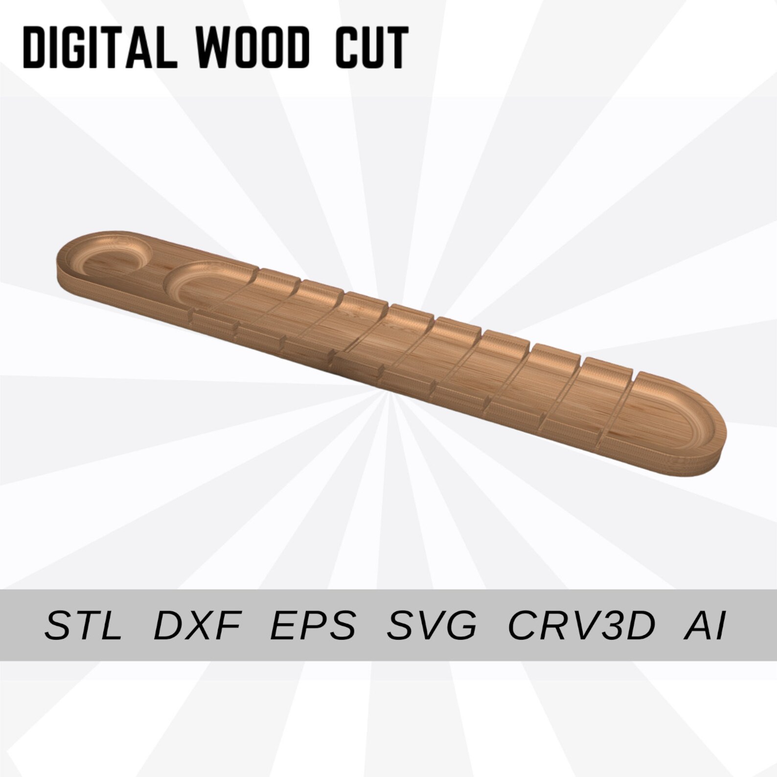 Bread Board Files for Cnc and 3D Printer. Serving Tray Cnc Router Stl ...