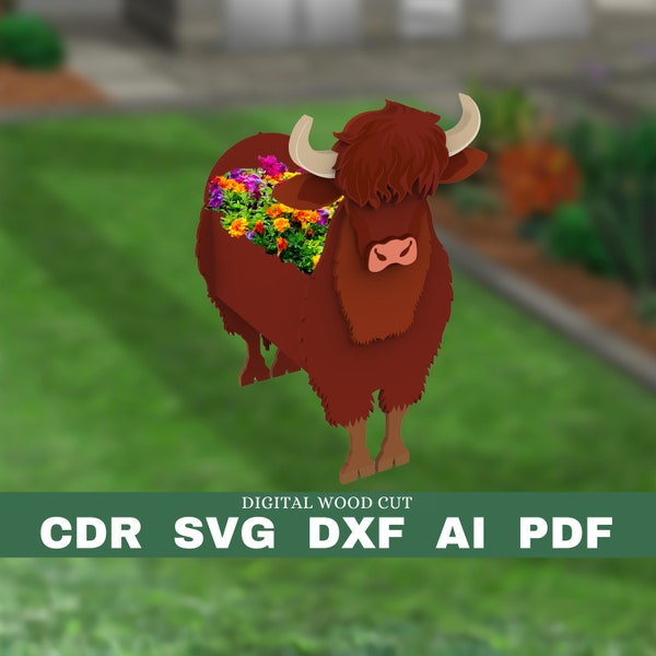 Cow Planter - Etsy