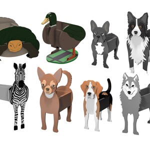 Bundle 70 Animals Planter Pattern, Pack Wood Planter, Wood Pet, Laser ...