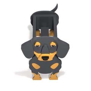 Dachshund Planter Pattern, Dog Wood Planter, DIY Garden Ornament Flower ...