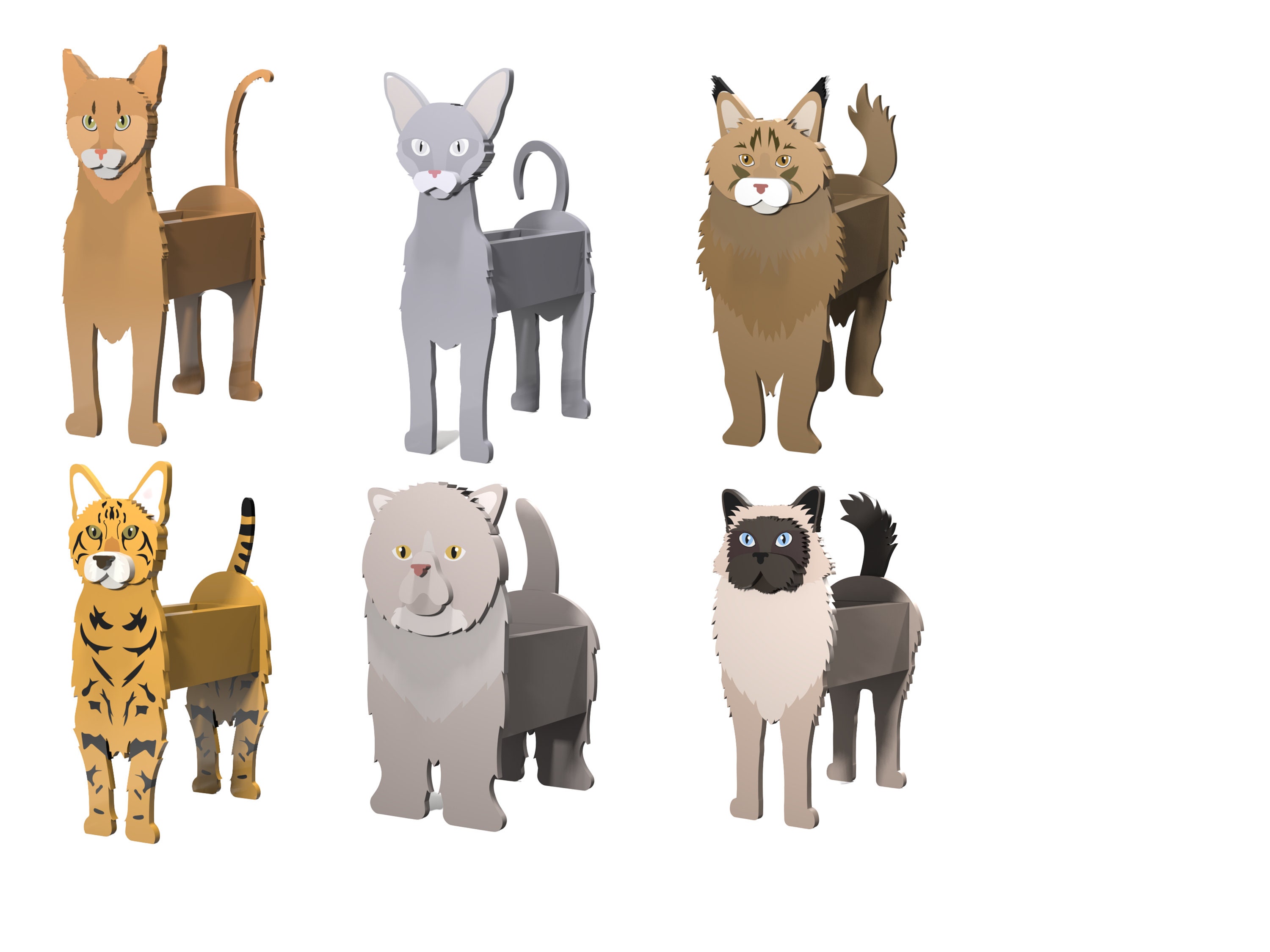 Bundle 70 Animals Planter Pattern Pack Wood Planter Wood - Etsy