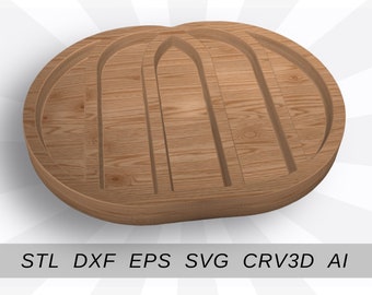 10 Kitchen Trays File for Cnc and 3D Printer Bundle. Serving Tray Cnc ...