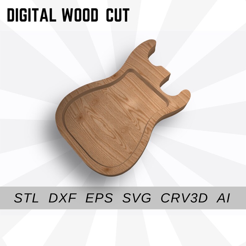 Guitar Tray Files for Cnc and 3D Printer. Serving Tray Cnc - Etsy
