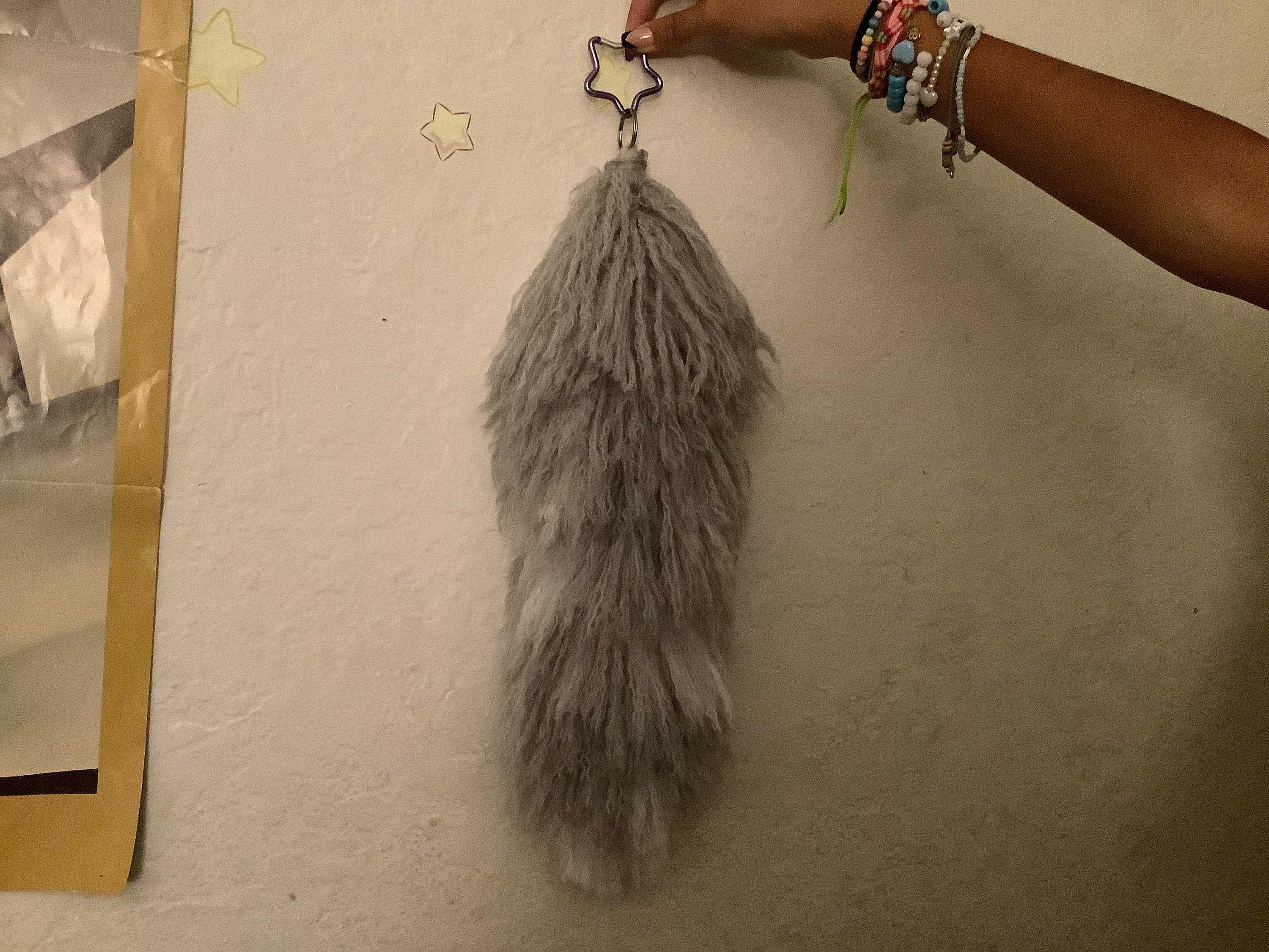 Handmade Yarn Furry Tail - Etsy