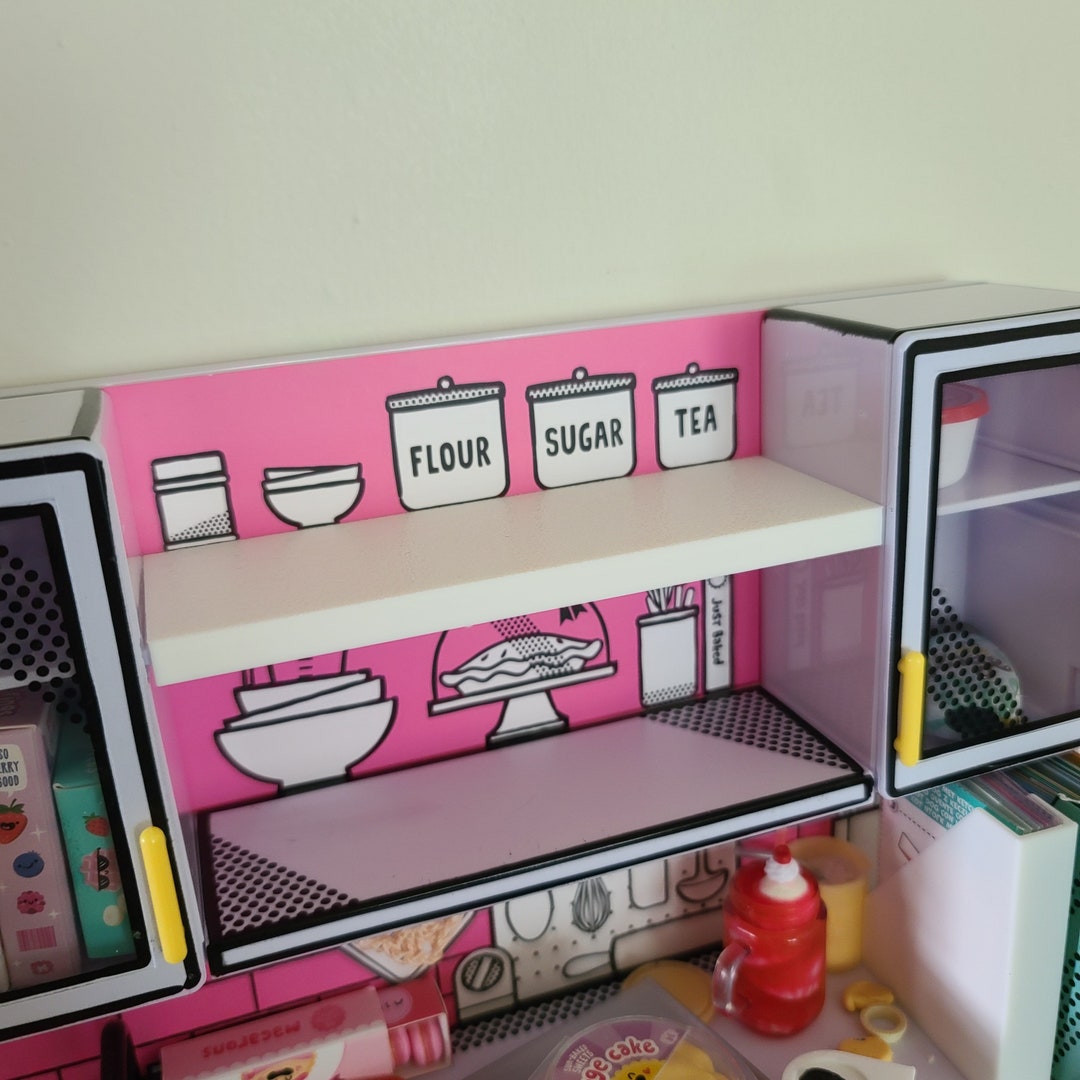 3D Printed Shelves for Miniverse Kitchen Large and Cabinet Shelves - Etsy