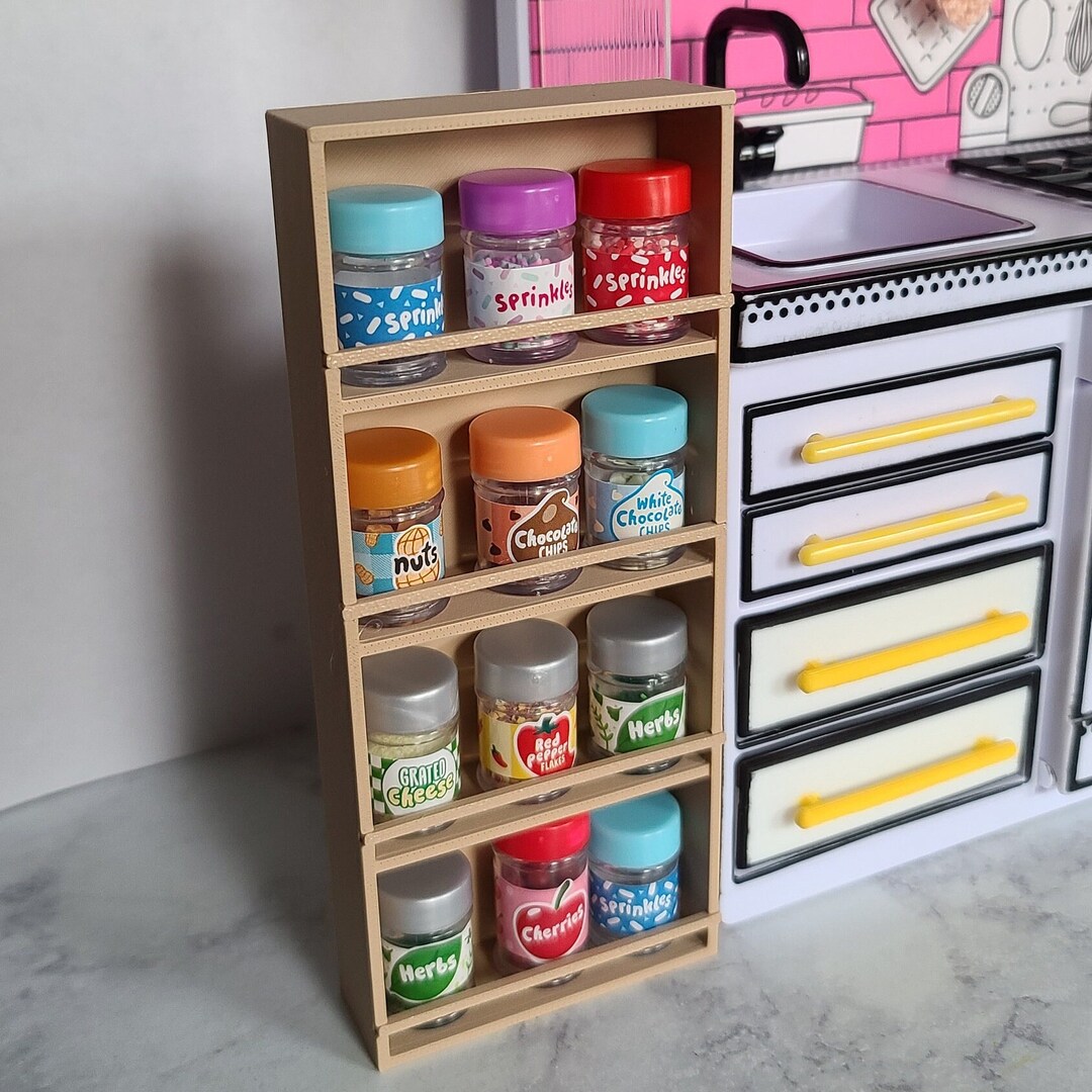 3D Printed Spice Rack Compatible With Miniverse, Holds 12 - Etsy