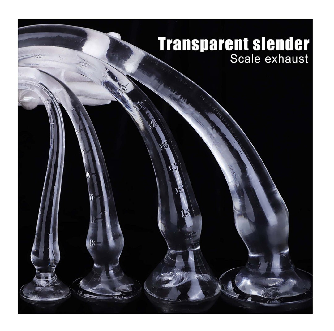 TPE Crystal Anal Sex Products Transparent Tail Anal Plug Back - Etsy