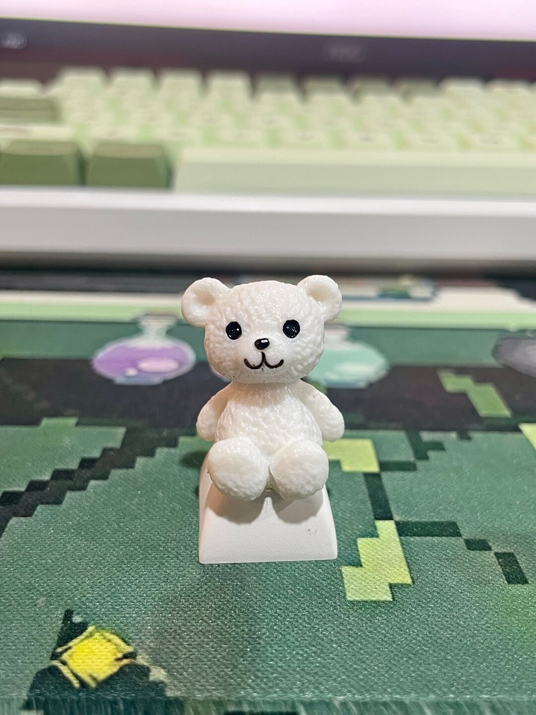 Teddy Bear Keycap - Etsy