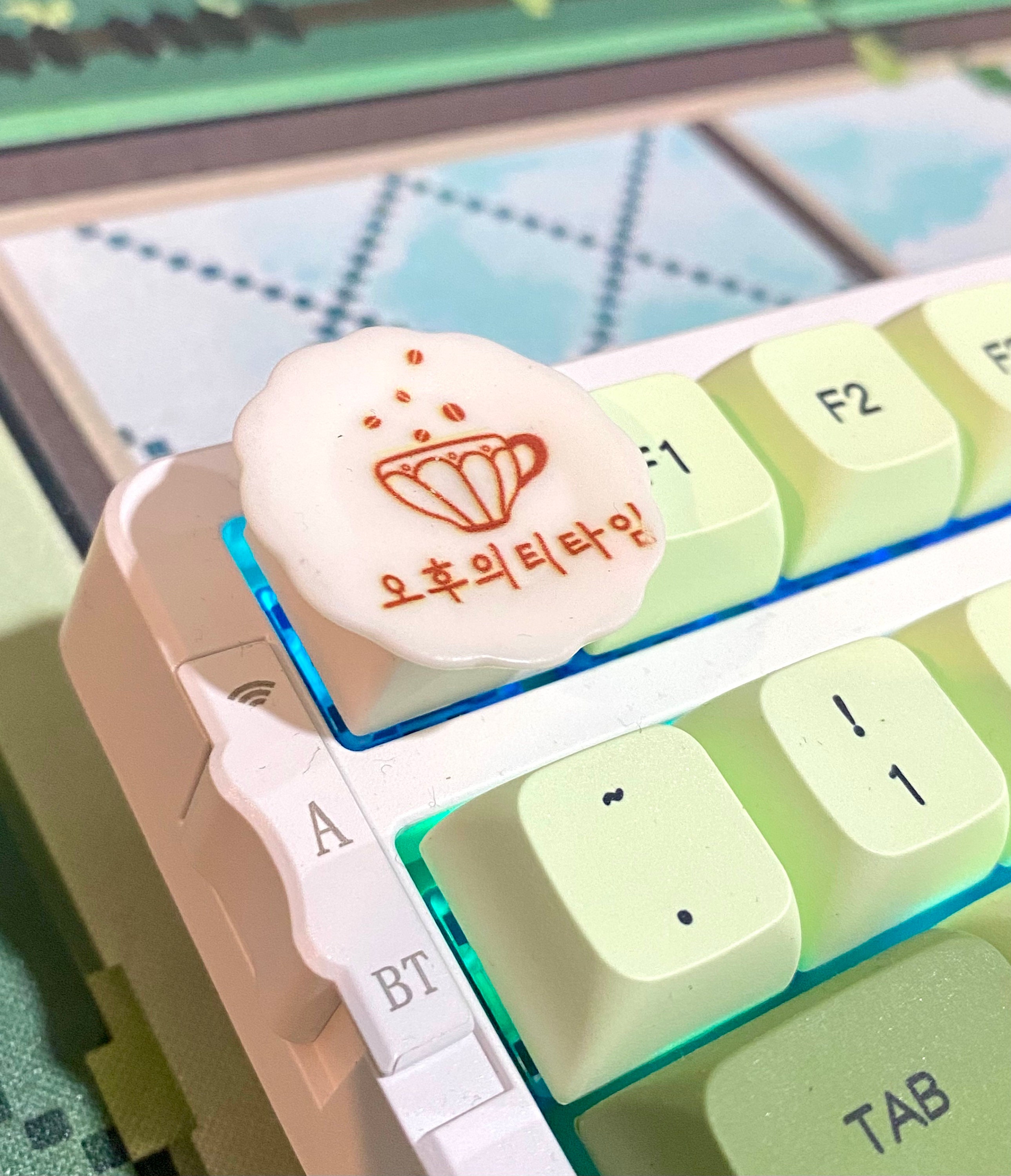 Coffee Cup Magnetic Detachable Keycap - Etsy