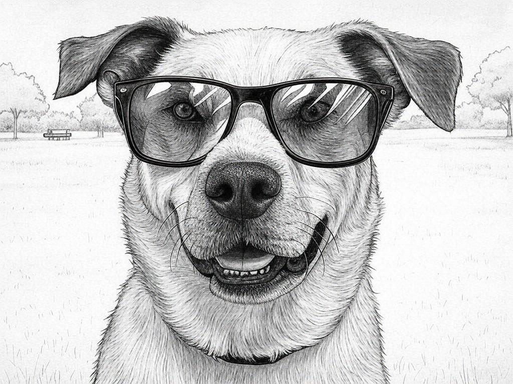 Cool Dog Coloring Page - Etsy
