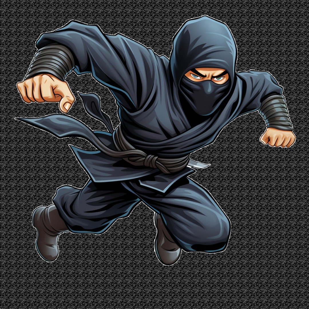 Ninja Clip Art - Etsy