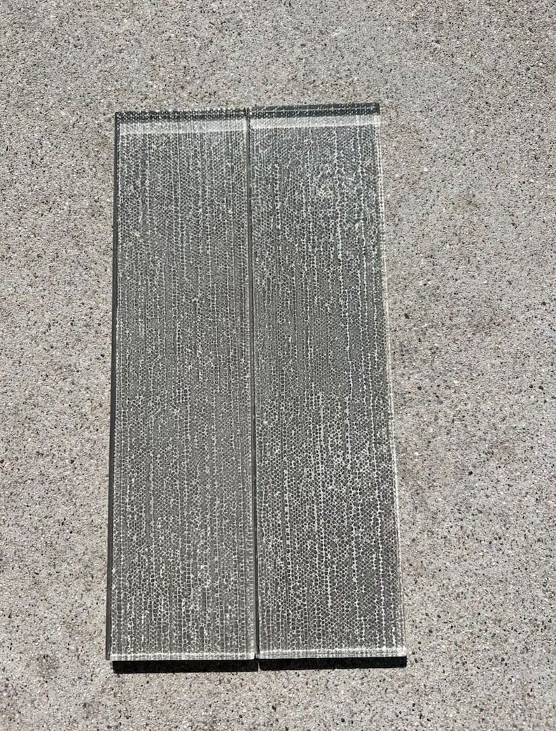 Grain Textured Glass Tile - Etsy