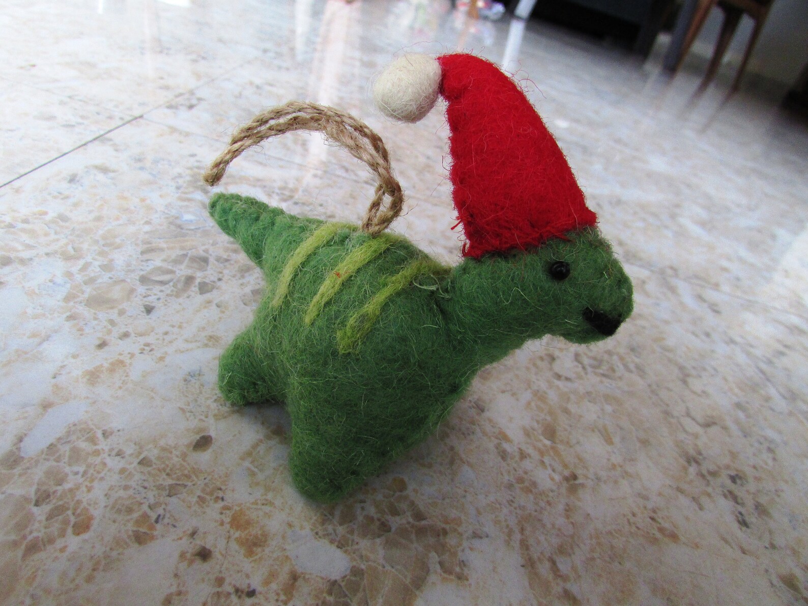 Handmade Dianasore in Christmas Cap Ornament Felted Toy for Cat Organic ...