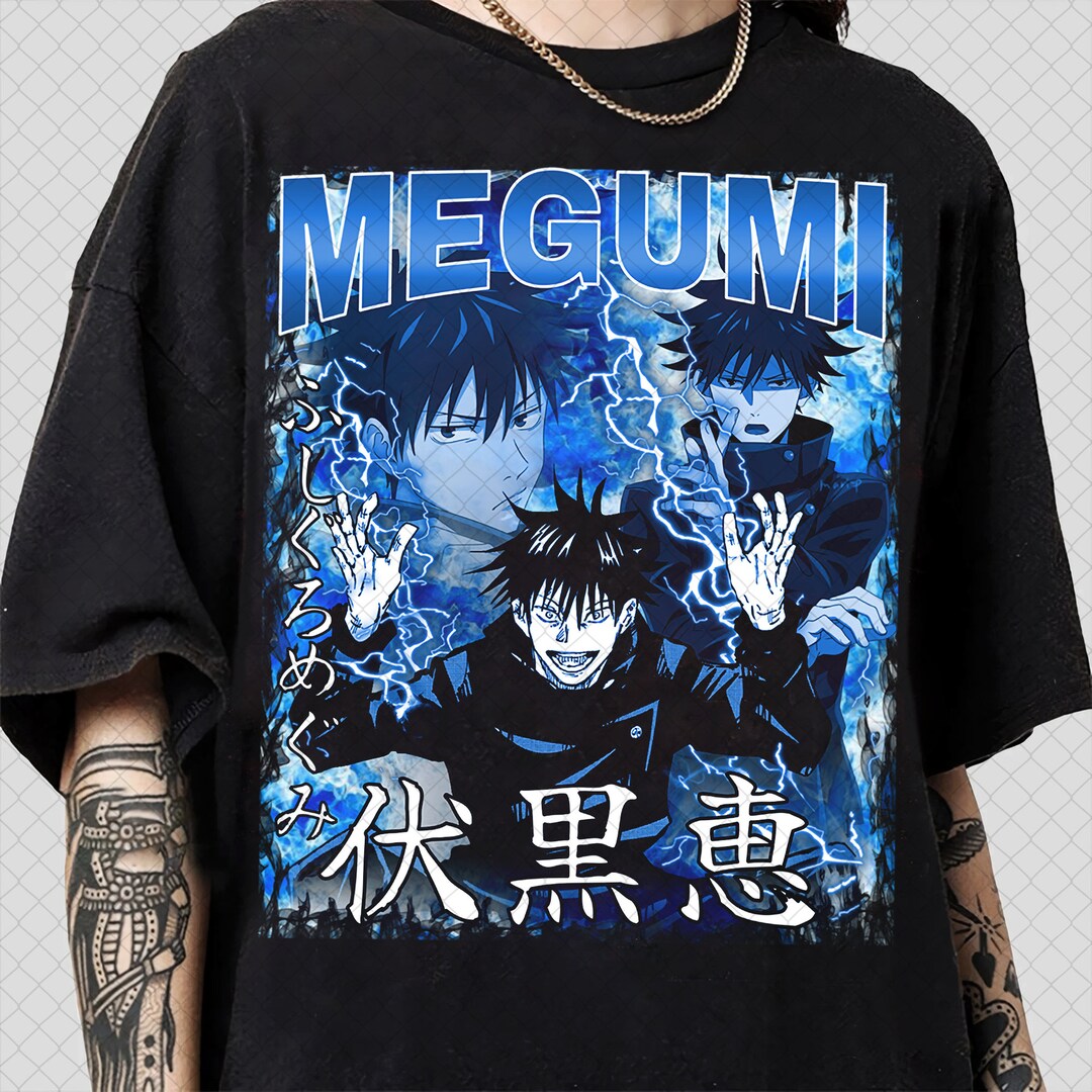 Vintage Megumi Anime Shirt, Anime Lover Shirt, Anime Sweatshirt, Anime ...