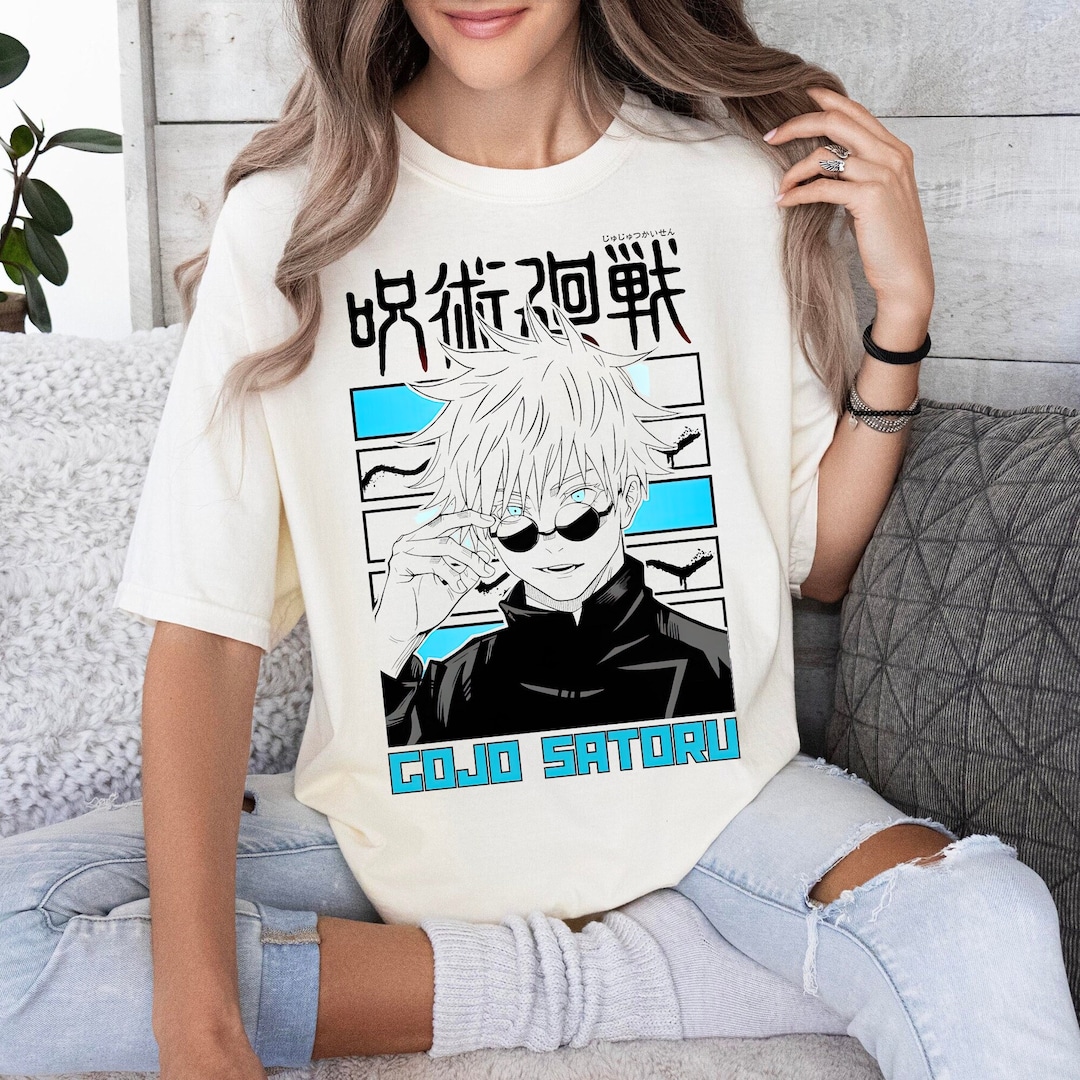 Gojo Satoru Anime Shirt, Anime Lover Shirt, Anime Sweatshirt, Anime ...