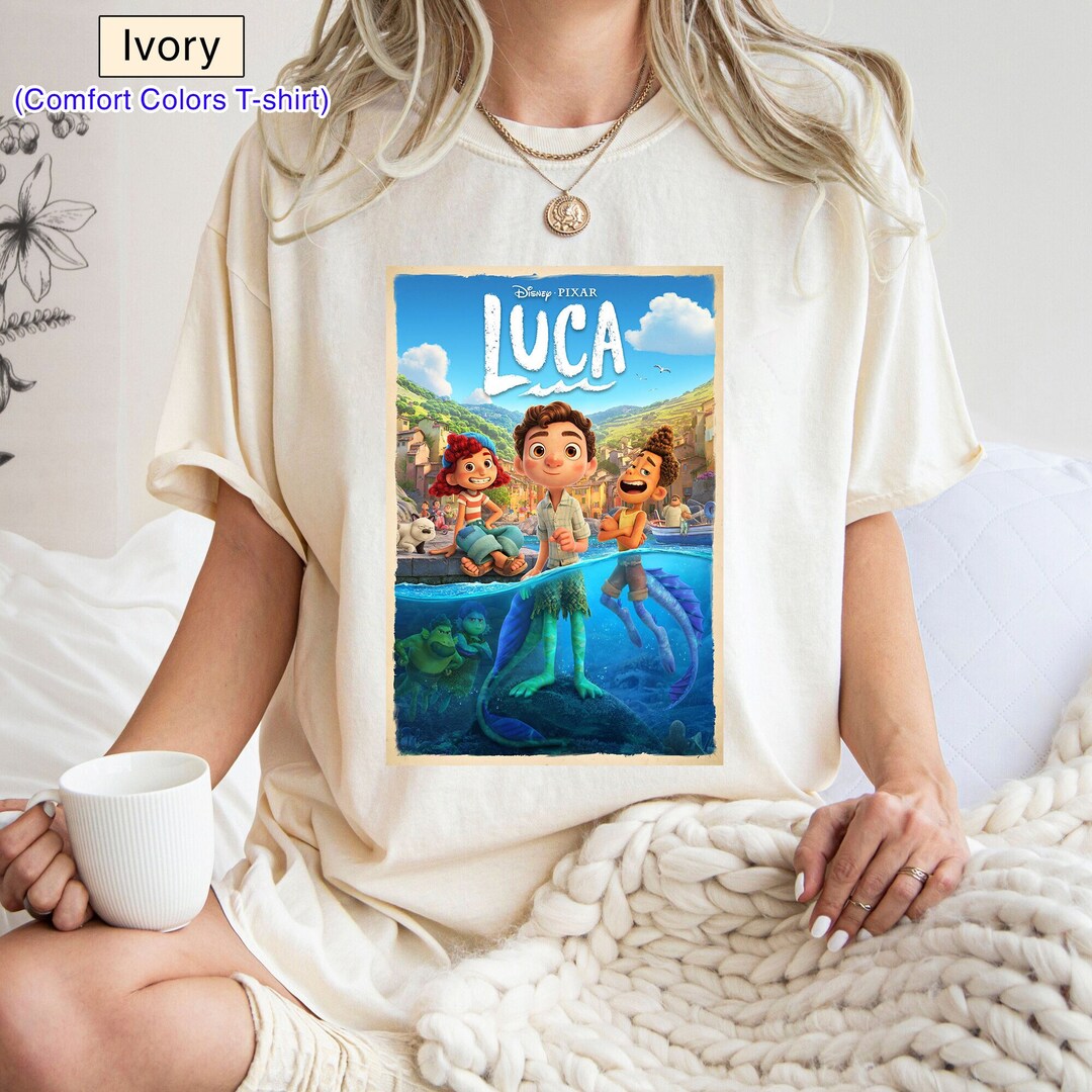 Vintage Disney Pixar Luca Movie 2024 Shirt, Disney Luca Shirt ...