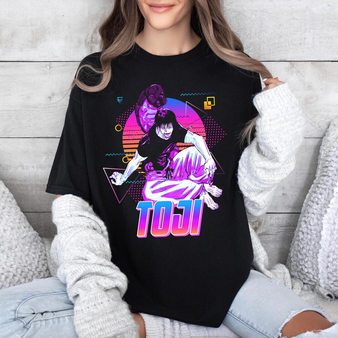 Anime Toji Fushiguro Retro Shirt, Anime Lover Shirt, Anime Sweatshirt ...