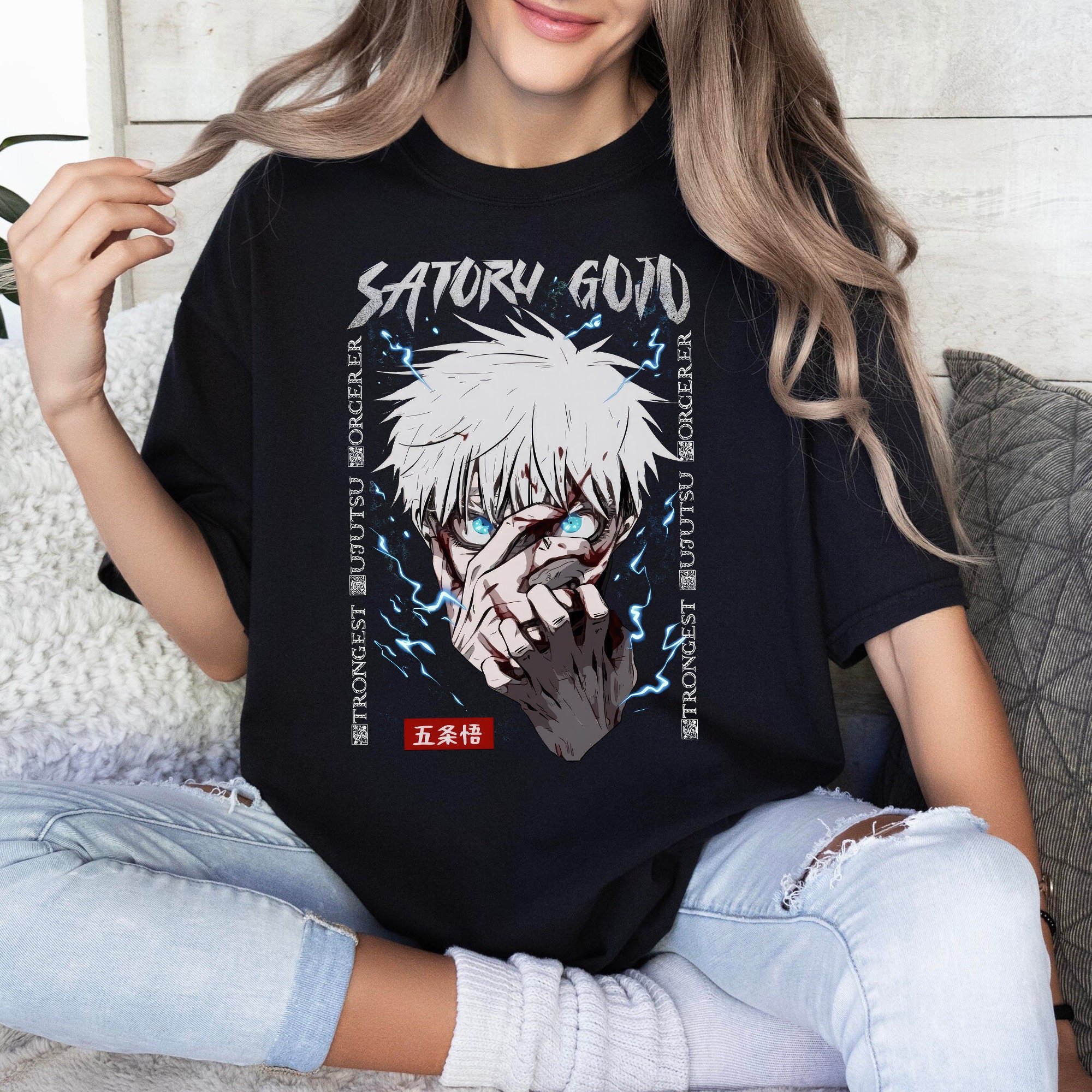 Anime Gojo Shirt, Anime Lover Shirt, Anime Sweatshirt, Anime Manga ...