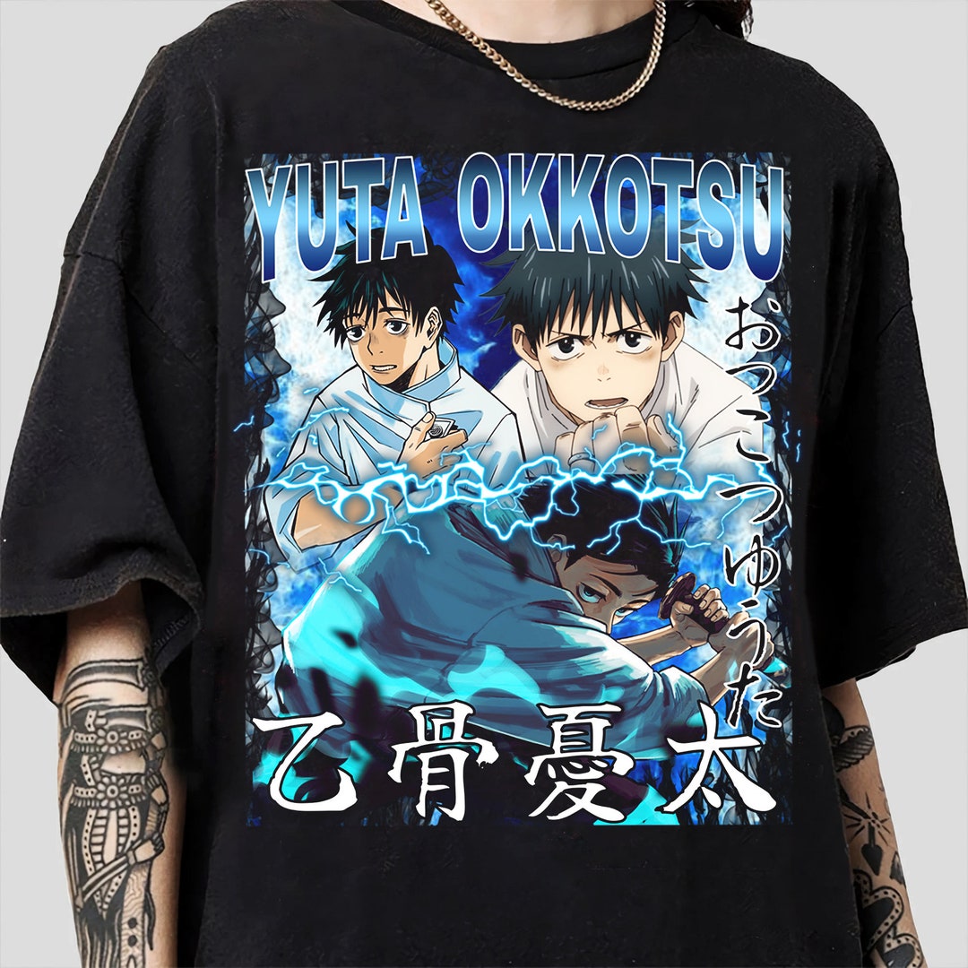 Okkotsu Yuta Vintage Anime Shirt, Anime Lover Shirt, Anime Sweatshirt ...