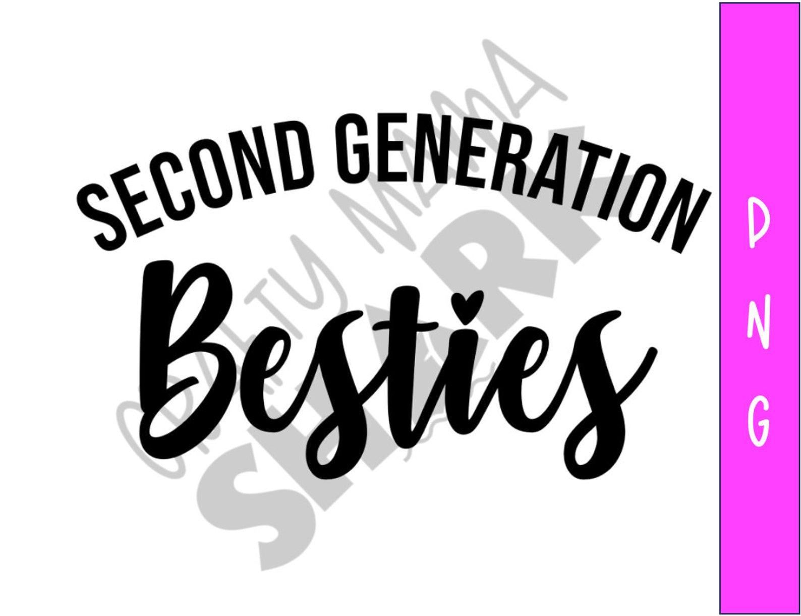 Second Generation Besties PNG - Etsy