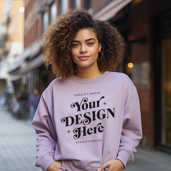 Orchid Comfort Colors Sweatshirt - Etsy