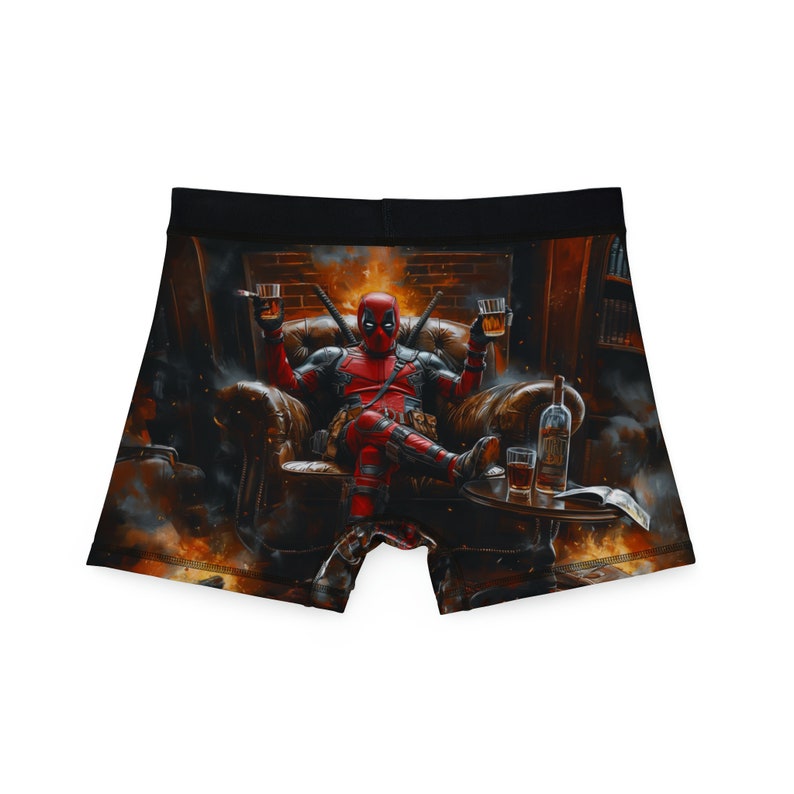Deadpool Lounging Men's Boxers AOP - Etsy