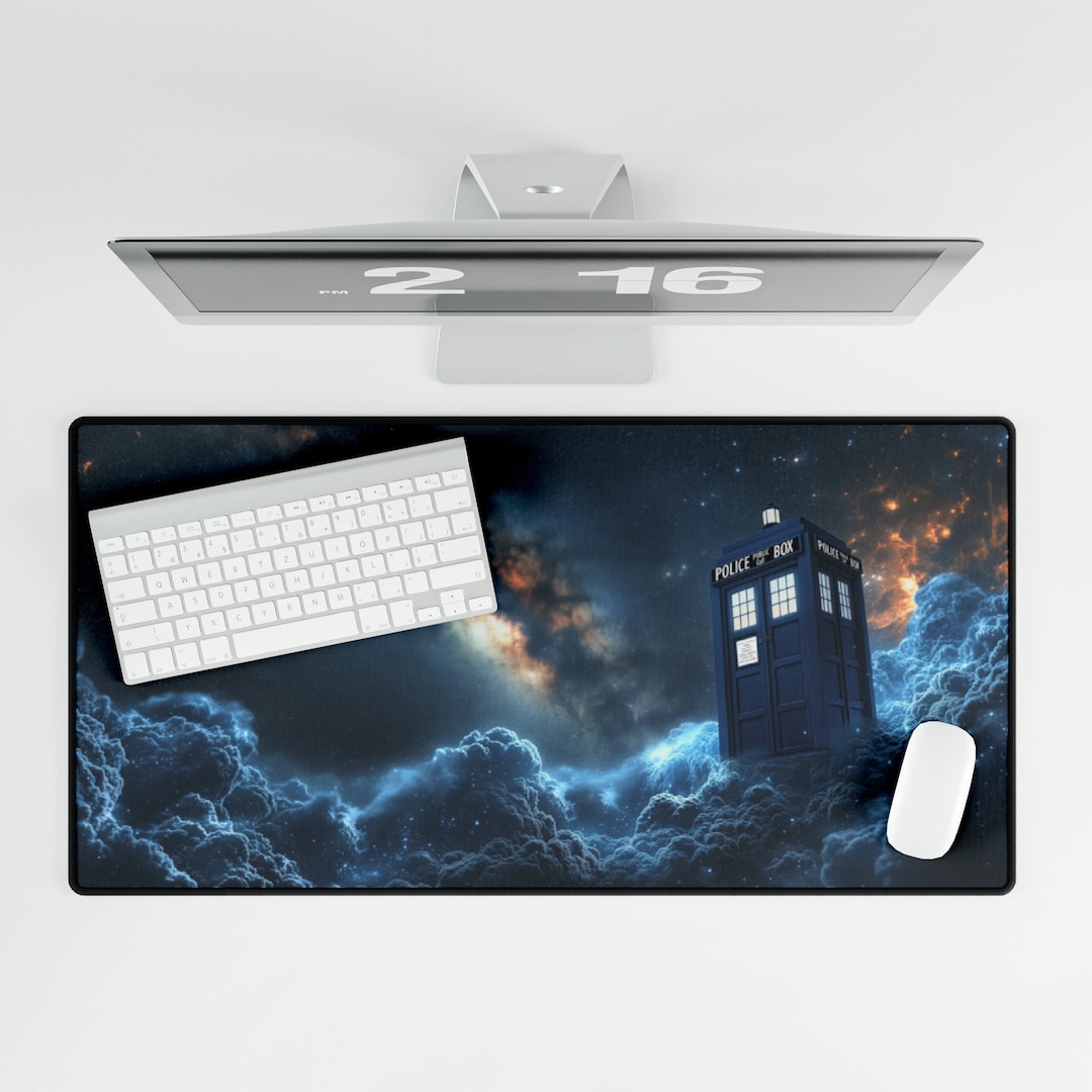 Doctor Who Tardis Time & Space Desk Mat - Etsy