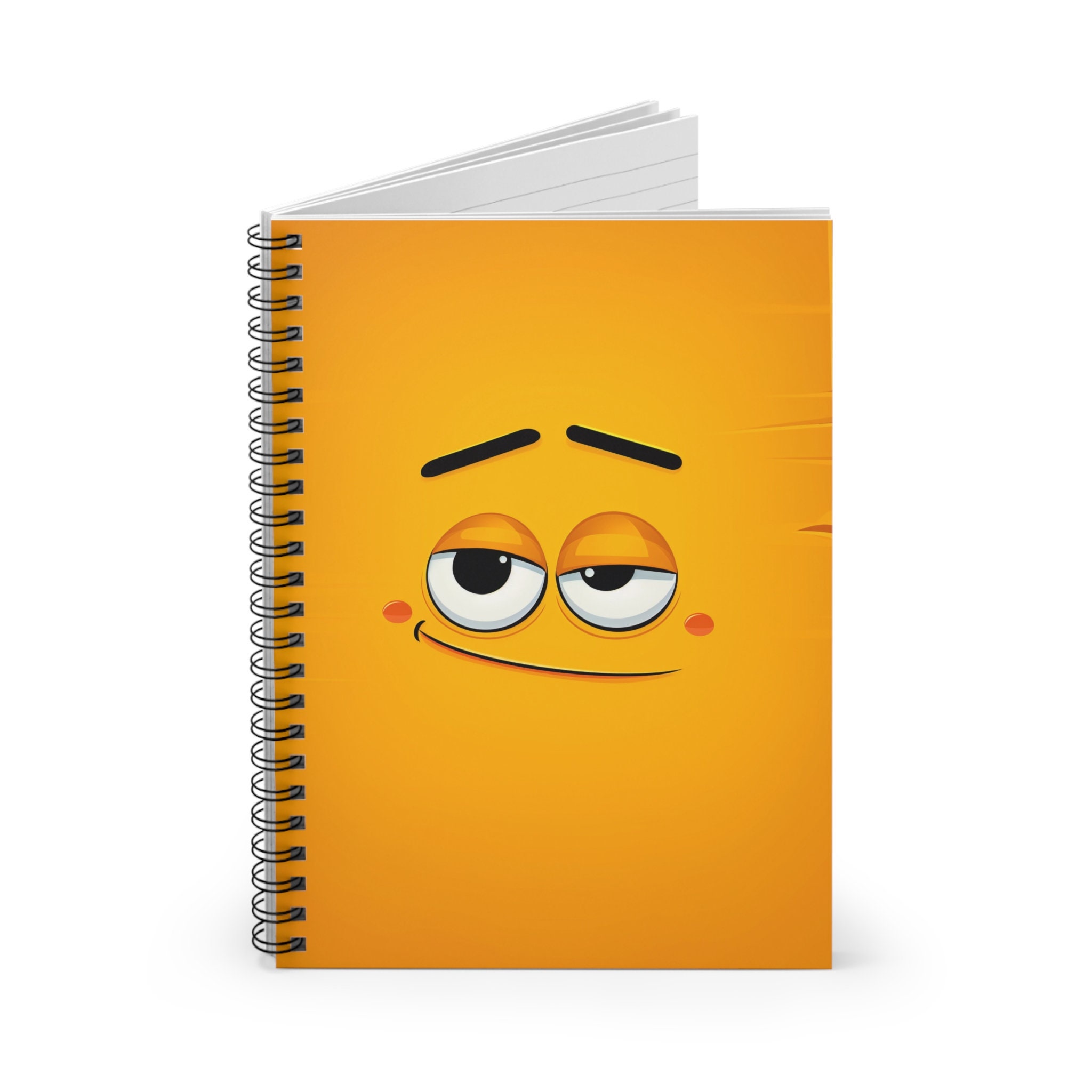 Goob Emoji Face Spiral Notebook Ruled Line - Etsy