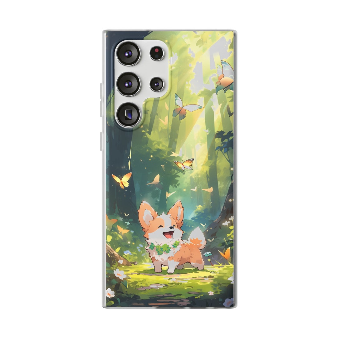 Cute Corgi Butterflies 3 Flexi Cases Samsung and iPhone - Etsy