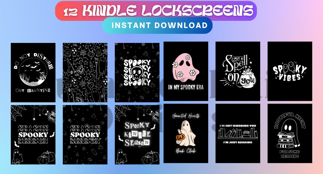 12 Kindle Lockscreens, Halloween Kindle Wallpaper, Paperwhite ...