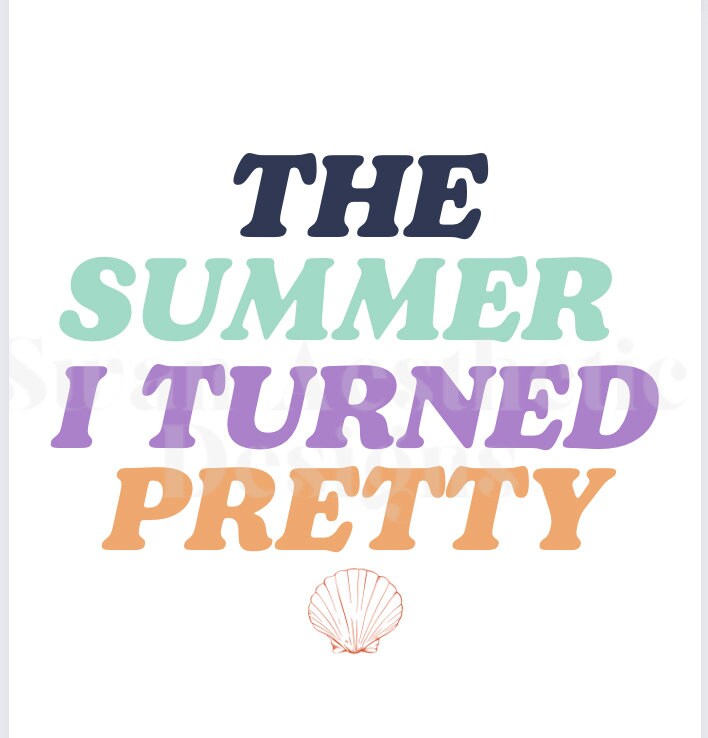 The Summer I Turned Pretty SVG. TSITP Svg and PNG - Etsy Australia