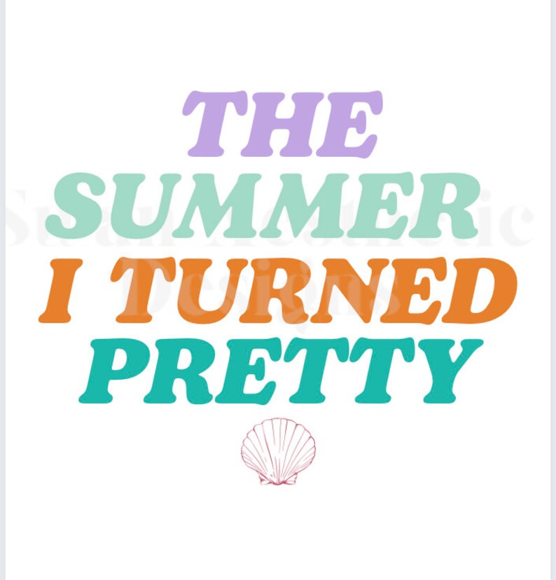 The Summer I Turned Pretty SVG. TSITP Svg and PNG - Etsy