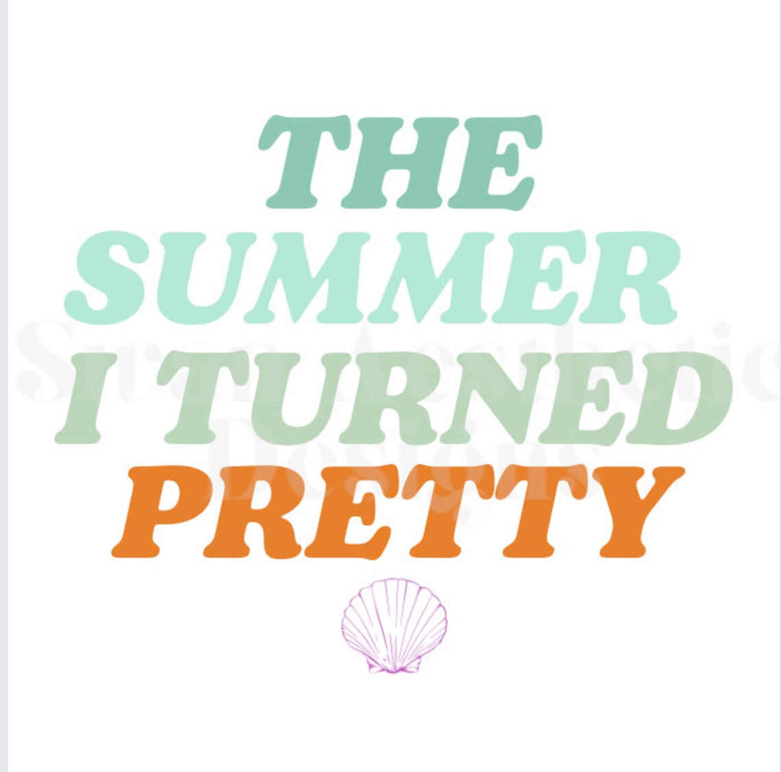 The Summer I Turned Pretty SVG. TSITP Svg and PNG - Etsy