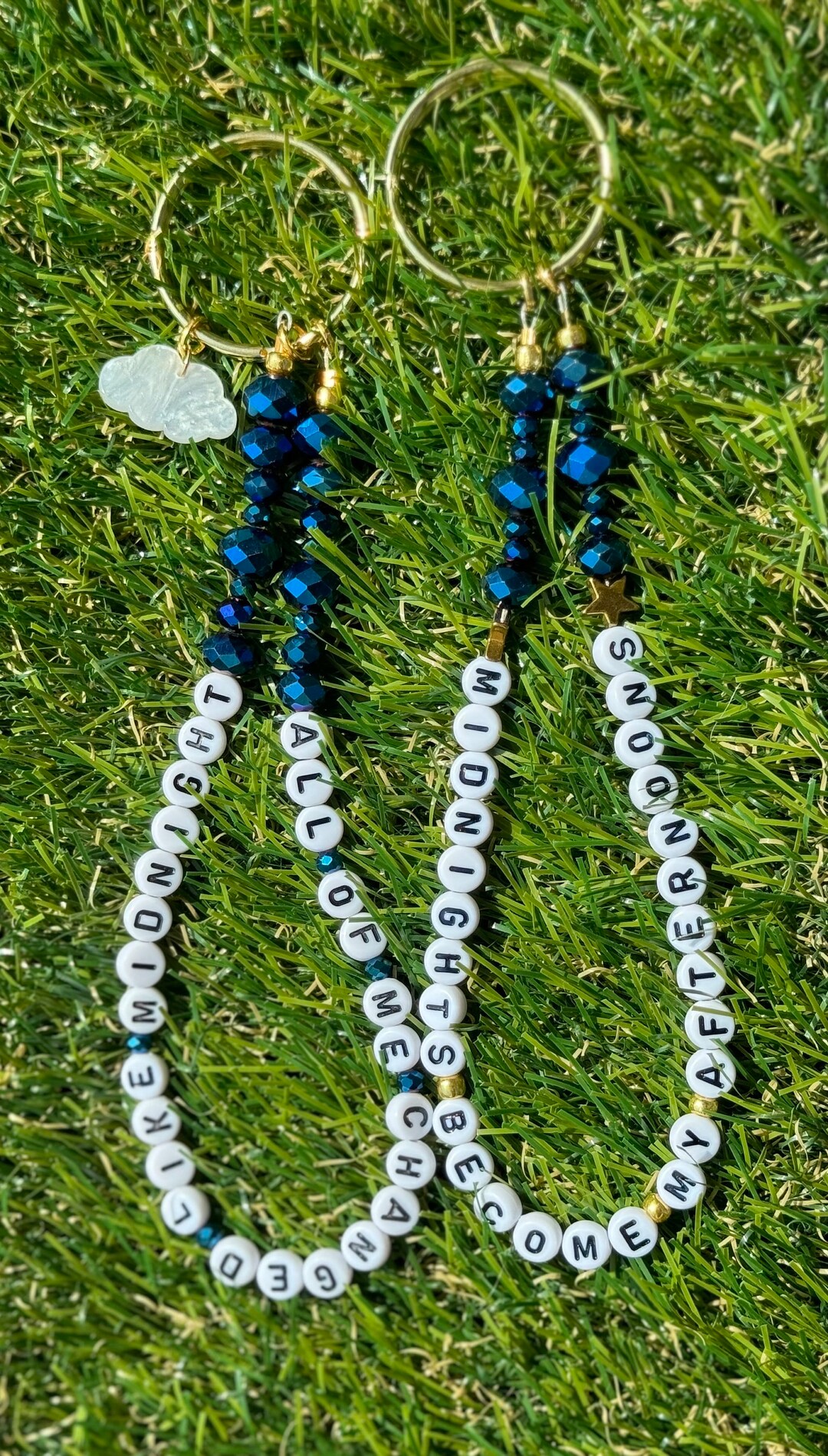 Taylor Swift Lyric Keychain: Handmade Friendship Bracelet, Custom ...