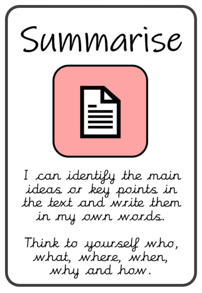 Printable Reading Strategies Posters Digital Download Educational ...