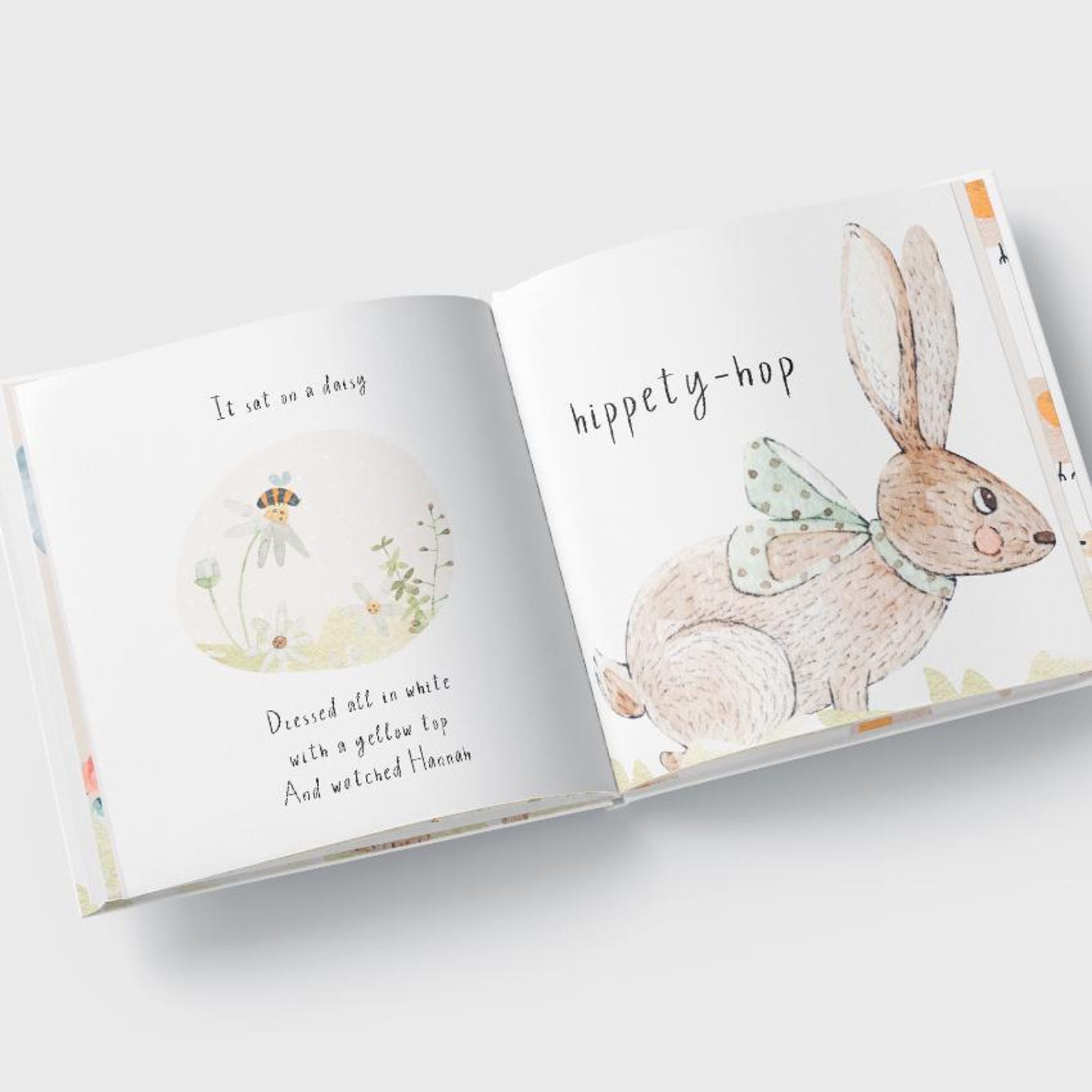 Personalized Easter Storybook: Little Bunny Book, Custom Name - Etsy
